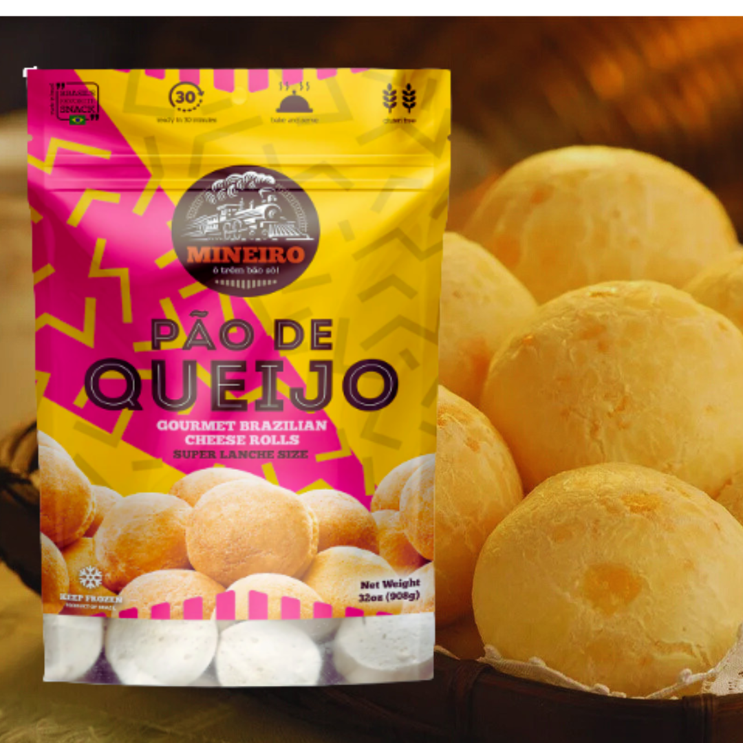 Mineiro Gourmet Pao de Queijo Superlanche 908g - Extra Large Cheese Ro ...