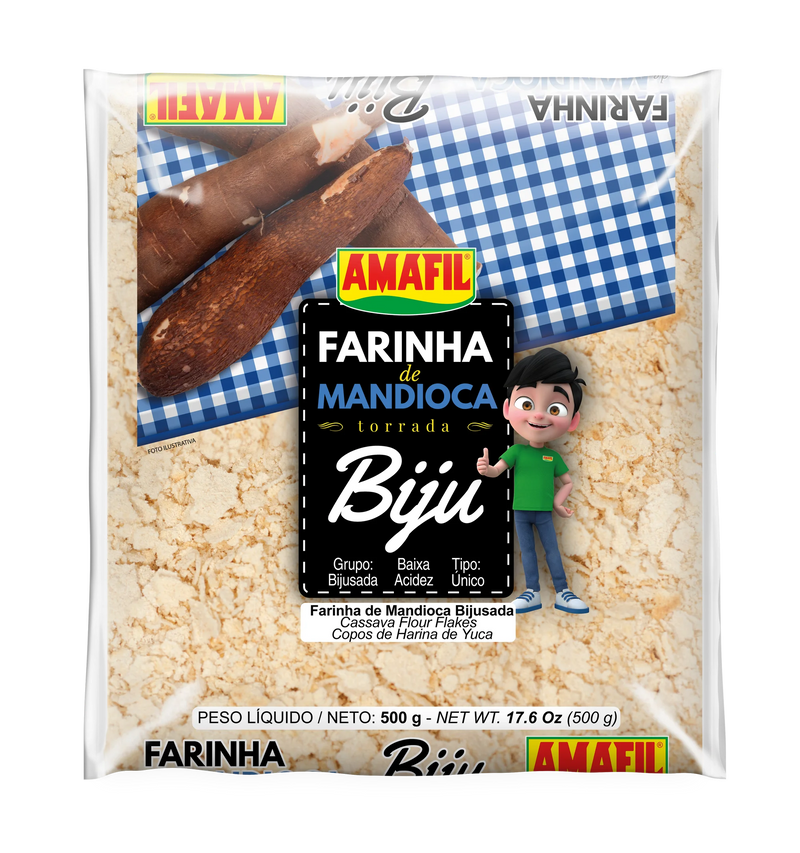 Amafil Farinha de Mandioca Biju 500g — Hi Brazil Market
