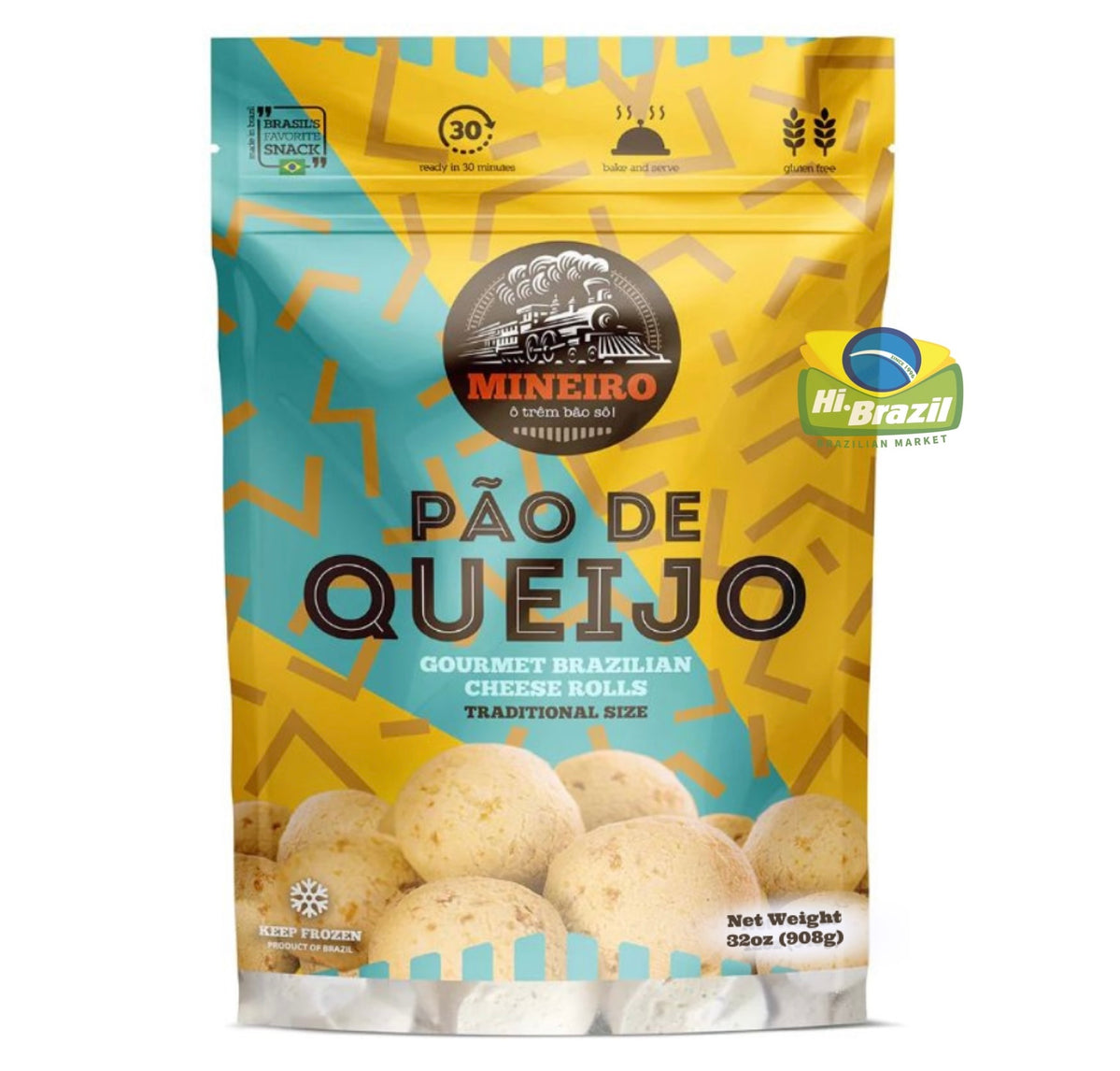 Mineiro Gourmet Traditional Cheese Bread 908g — Hi Brazil Market