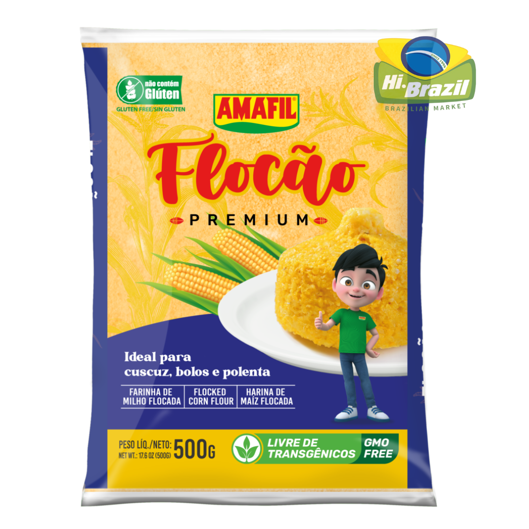 Amafil Flocao de Milho Premium 500g — Hi Brazil Market