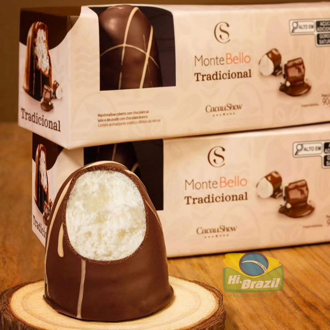 Cacau Show Marshmallow MonteBello Tradicional 90g — Hi Brazil Market