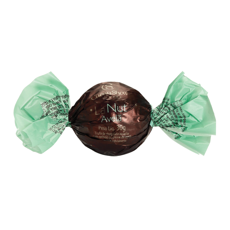 Cacau Show LaNut Chocolate and Hazelnut Truffle 30g — Hi Brazil Market