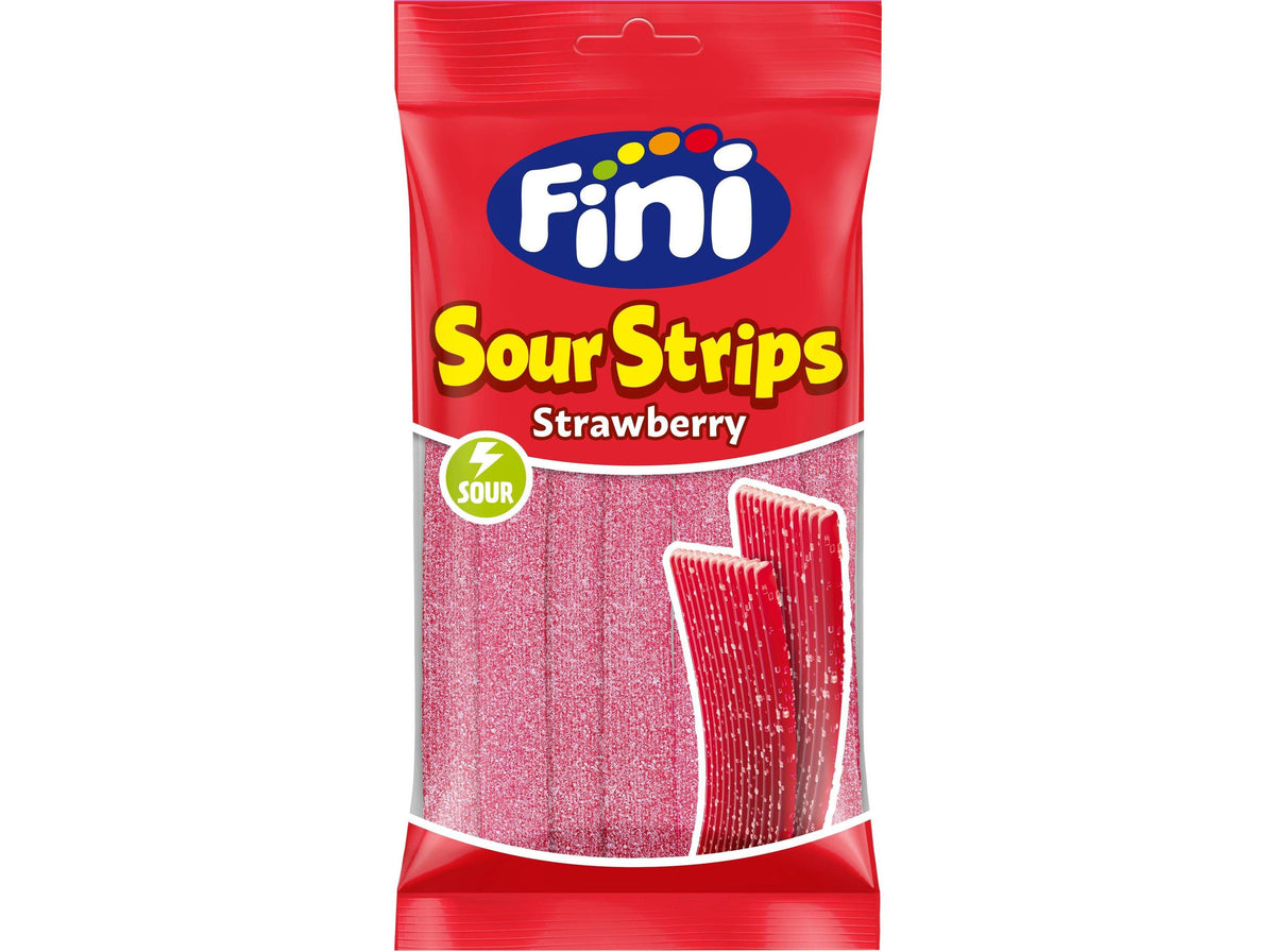 Fini Bala Strips Morango (Azedinhos) 90g — Hi Brazil Market