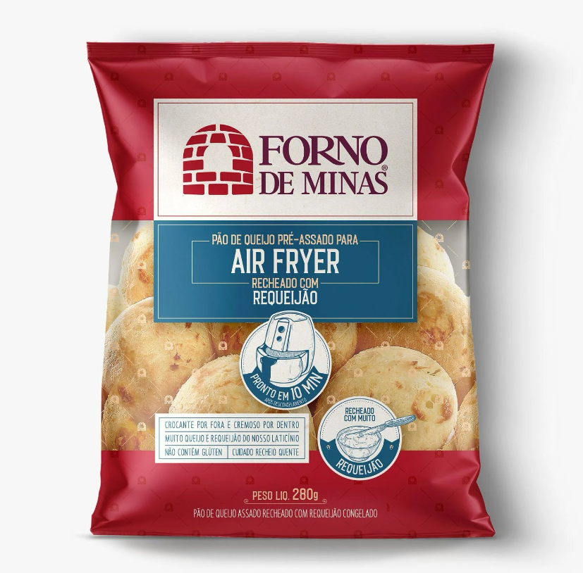 Forno de Minas Pao de Queijo Recheado com Requeijao 280g — Hi Brazil Market