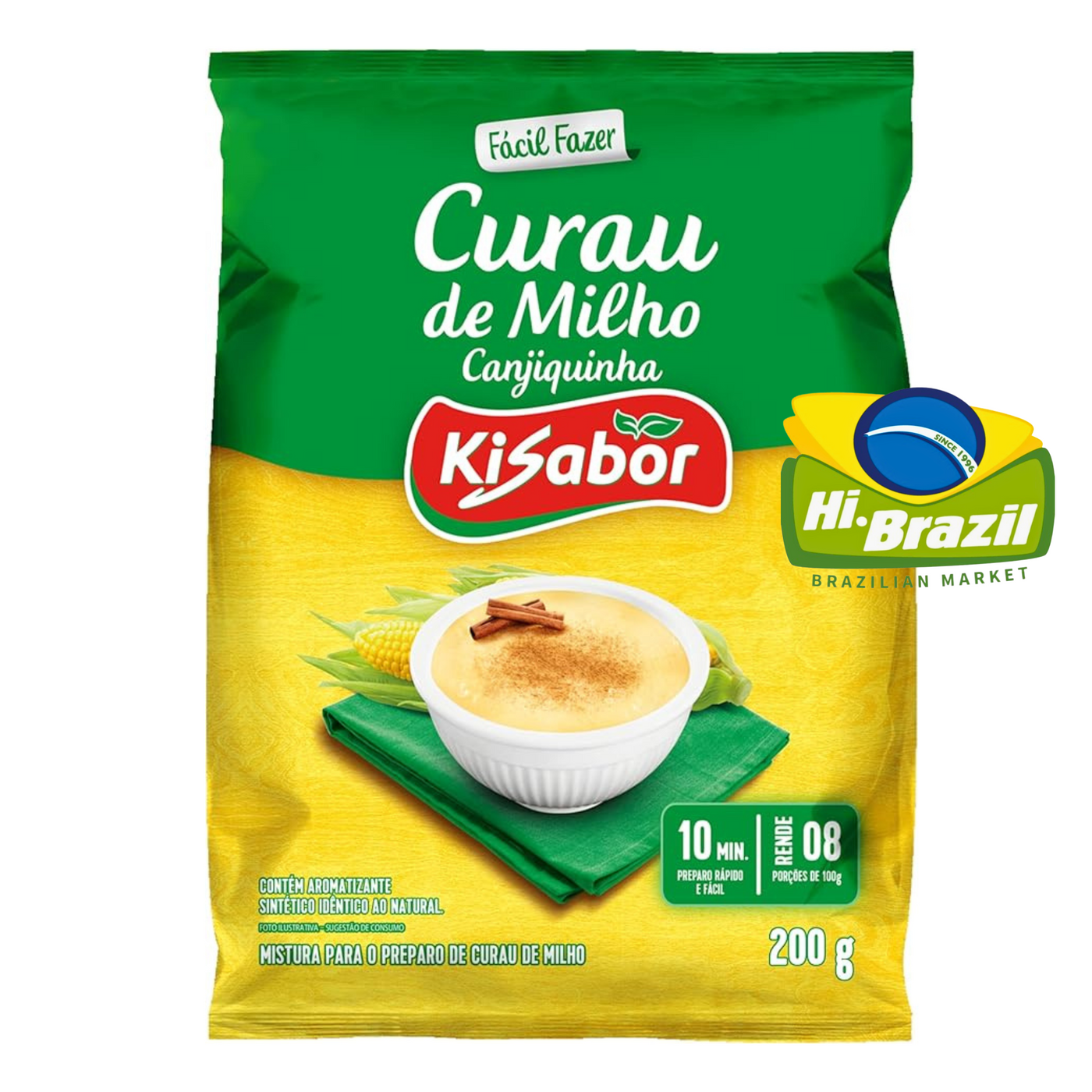 Kisabor Mistura de Curau de Milho 200g — Hi Brazil Market