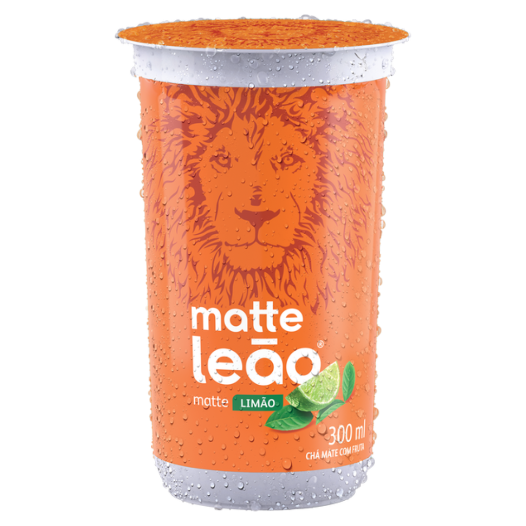 Matte Leao Cha Natural Pronto para Beber com LIMAO 300ml — Hi Brazil Market