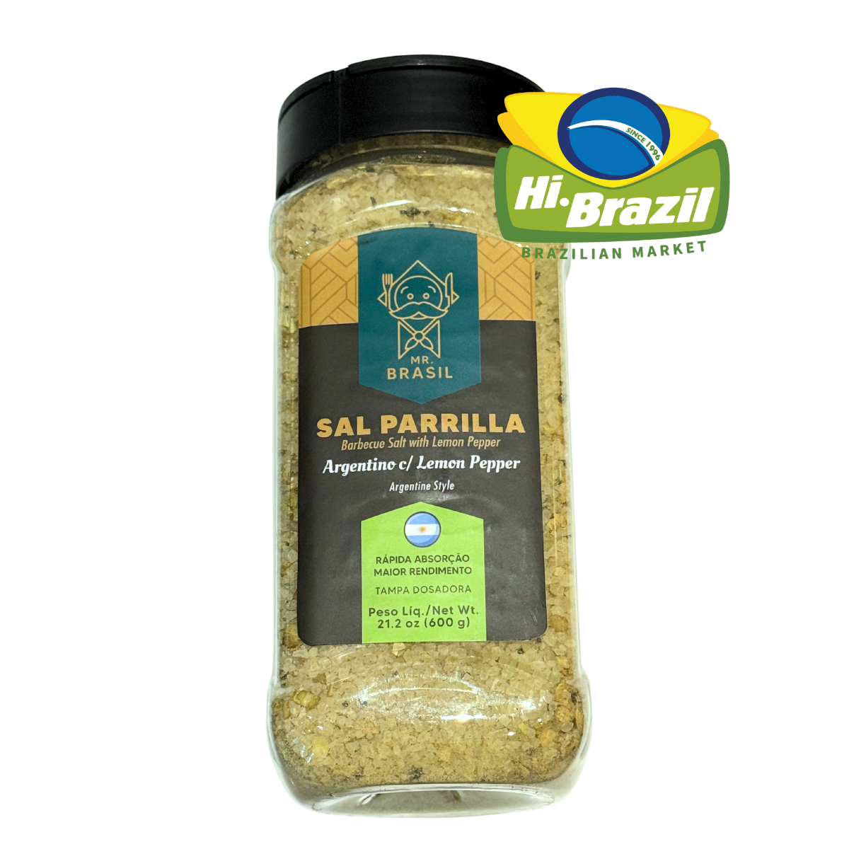 Mr.Brasil Sal Parrilla Argentino Lemon Pepper 600g — Hi Brazil Market