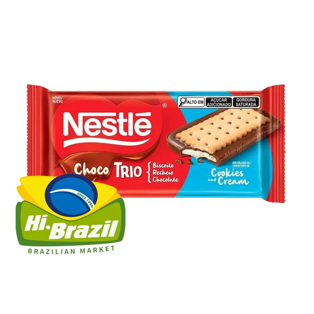 Nestle Choco Trio Coockies and Cream 90g — Hi Brazil Market