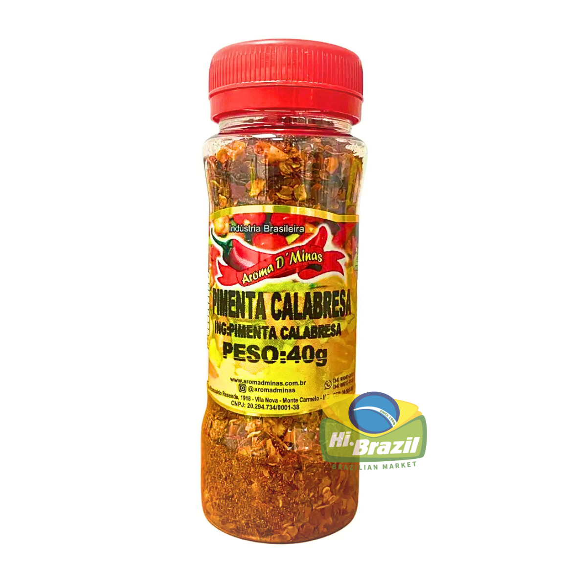 Delicias D Minas Pimenta Calabresa em Flocos 40g — Hi Brazil Market