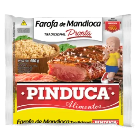 Pinduca Farofa Pronta Temperada 400g — Hi Brazil Market