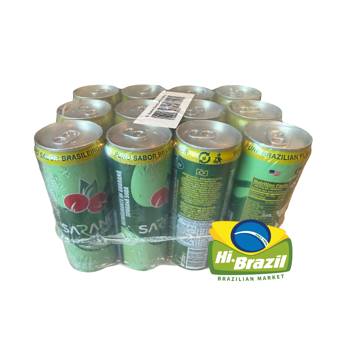 Sarandi Guarana Pack 12 Latas — Hi Brazil Market