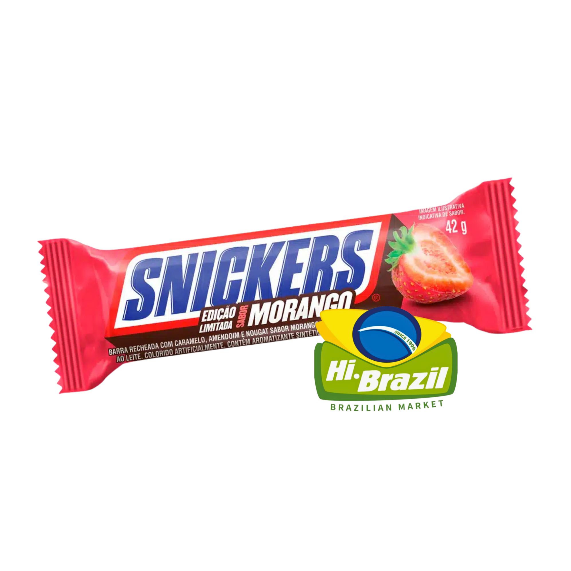 Nestle Snickers Morango 42g — Hi Brazil Market