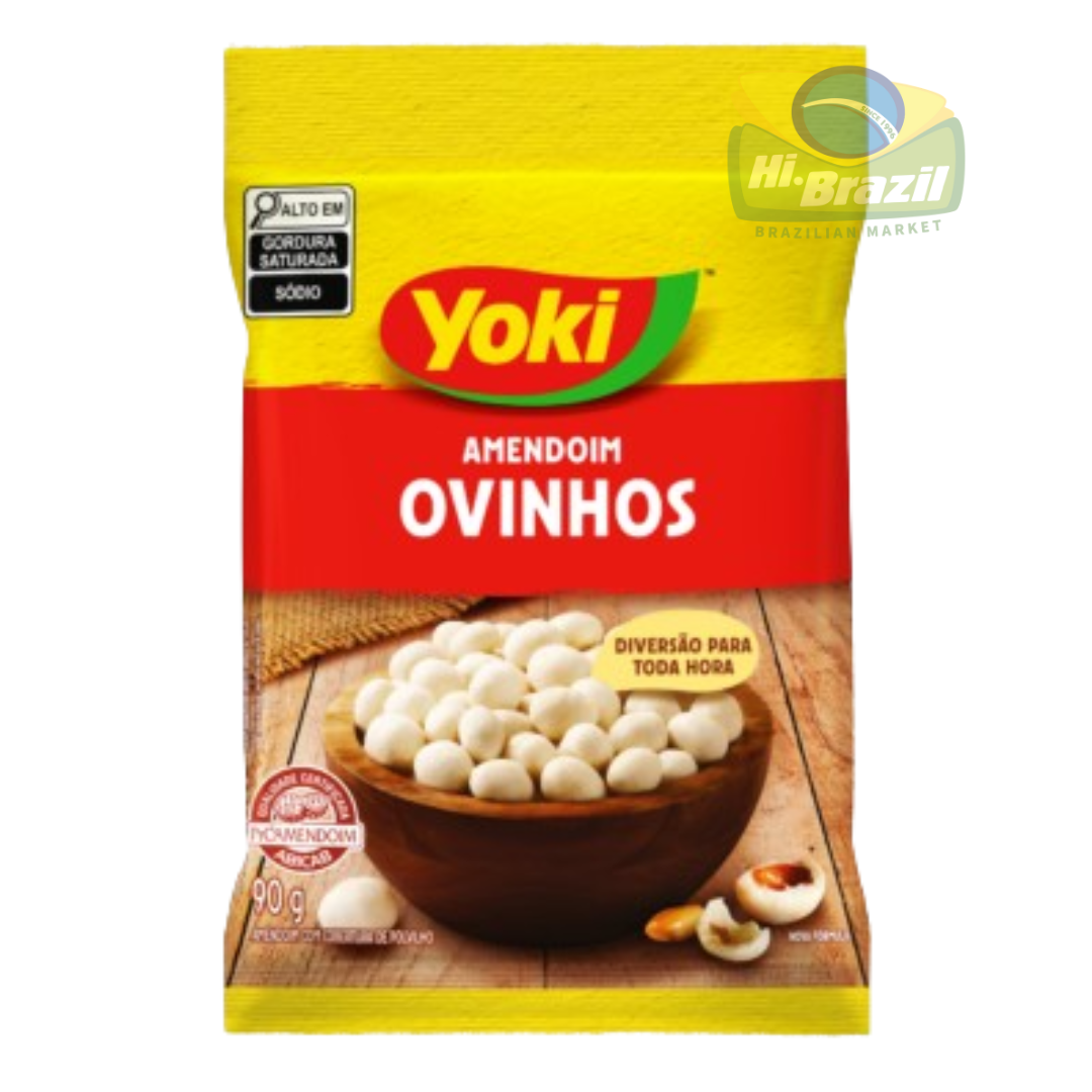 Yoki Peanut Eggs 90g - EXP 7 July 2025 — Hi Brazil Market