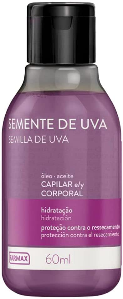 Farmax Grape Seed Hair and Body Oil 60ml — Hi Brazil Market