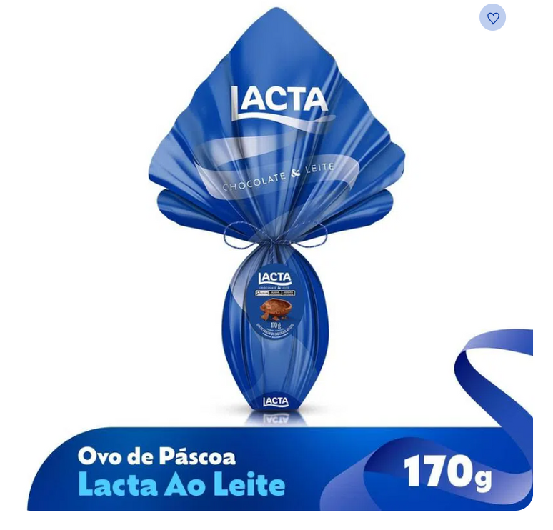 Lacta Ovo de Pascoa Chocolate ao Leite 170g - Easter Egg Milk Chocolat — Hi Brazil Market