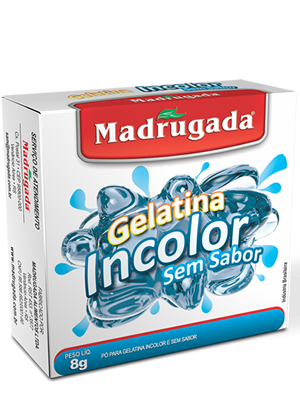 Madrugada Colorless Flavorless Gelatin 8g — Hi Brazil Market
